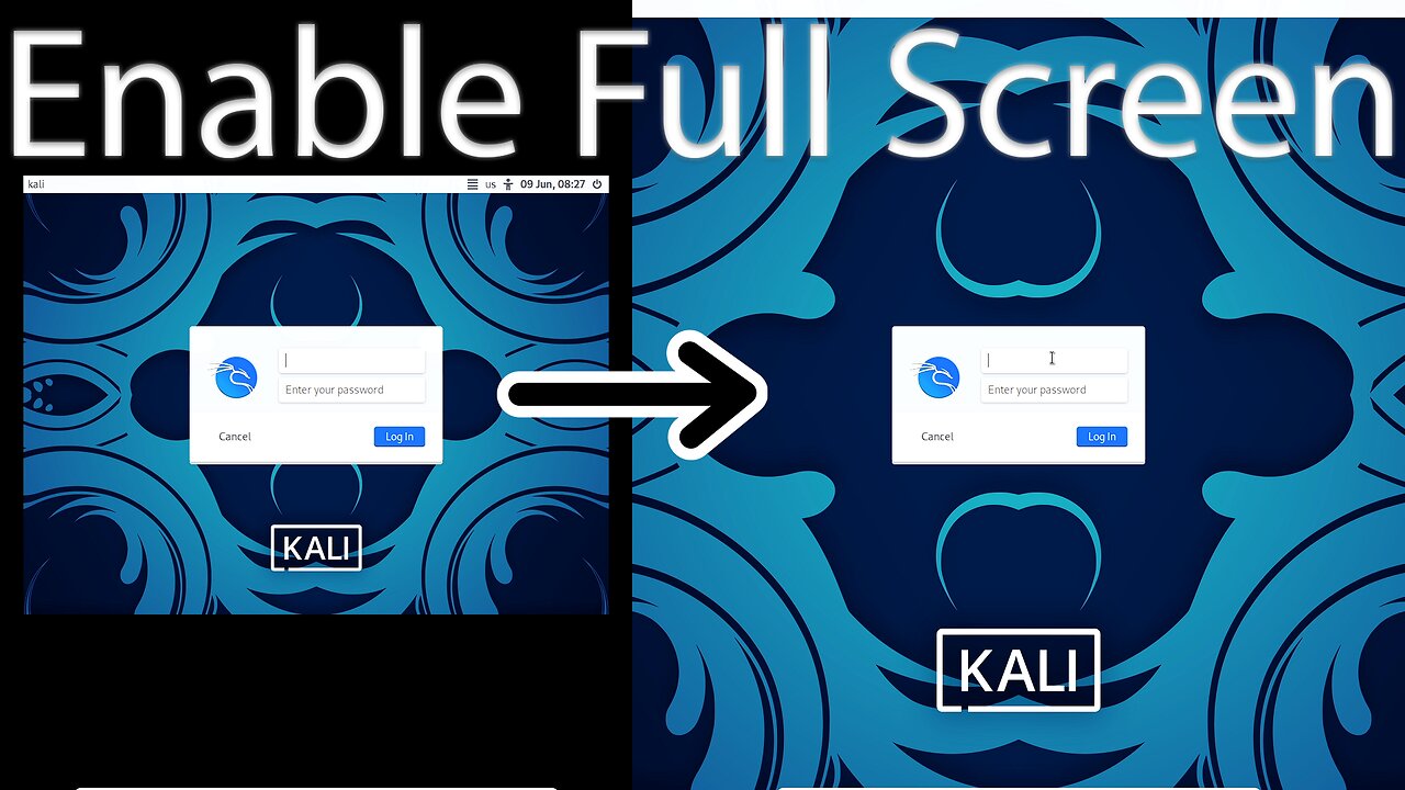 How To Enable Fullscreen In Kali Linux VirtualBox 2023 How To Enable