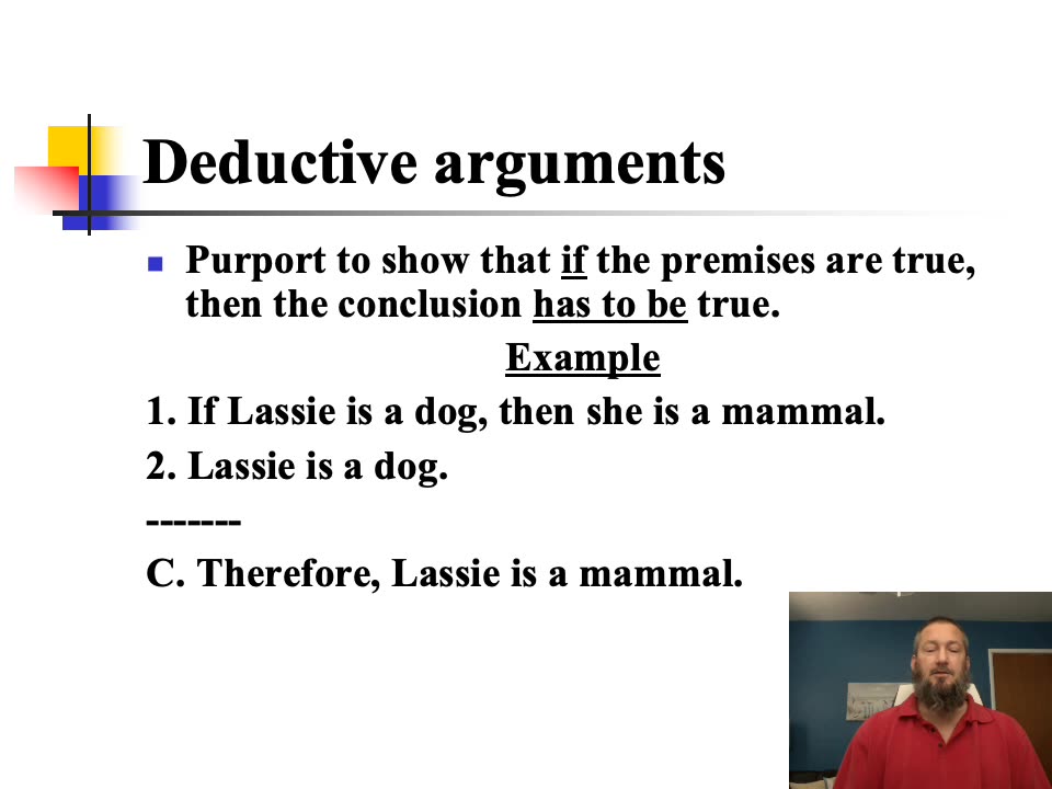 Deductive Inductive Arguments