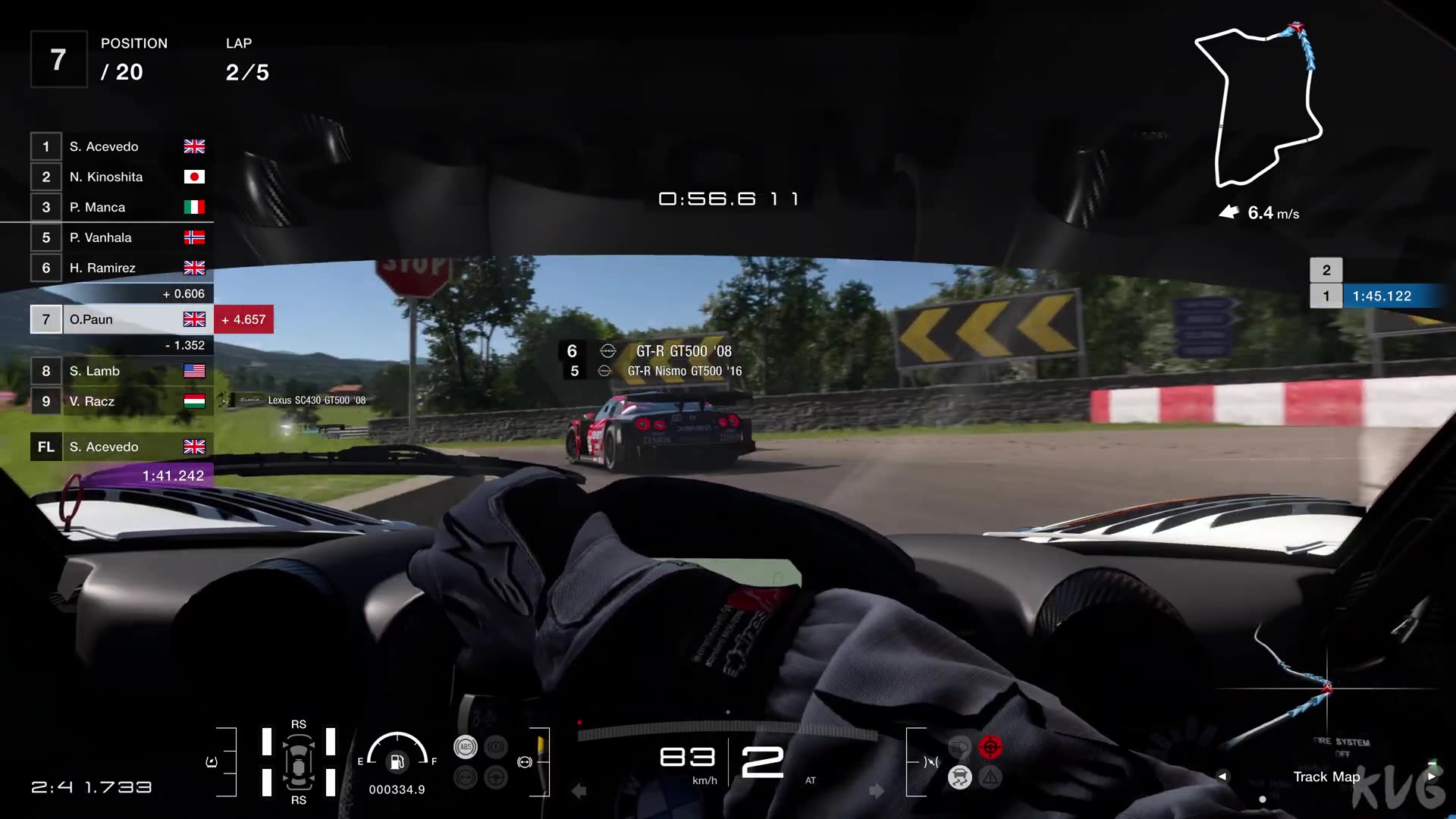 Gran Turismo 7 BMW McLaren F1 GTR Race Car 1997 Cockpit View