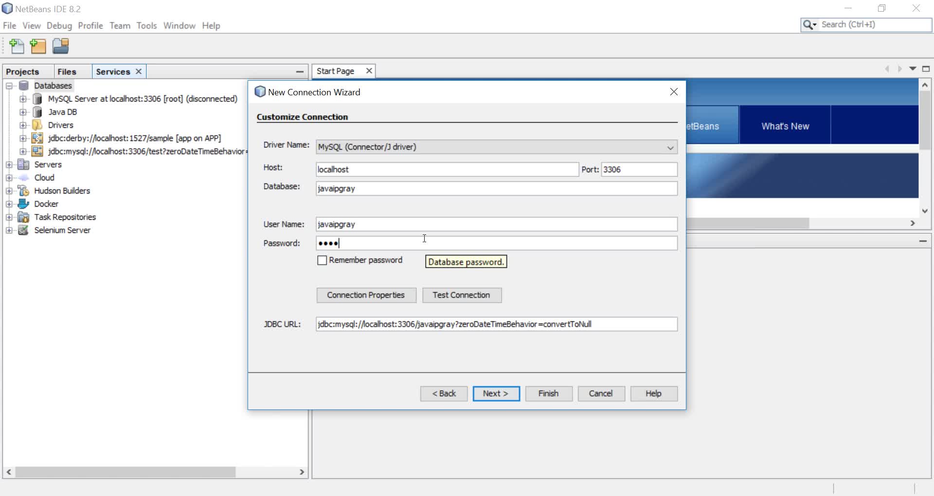 Ipgrayspace Netbeans How To Configure Mysql In Netbeans