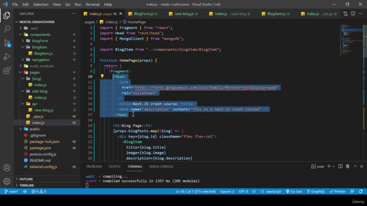 Build A Full Stack Next Js App With React TailwindCSS MongoDB