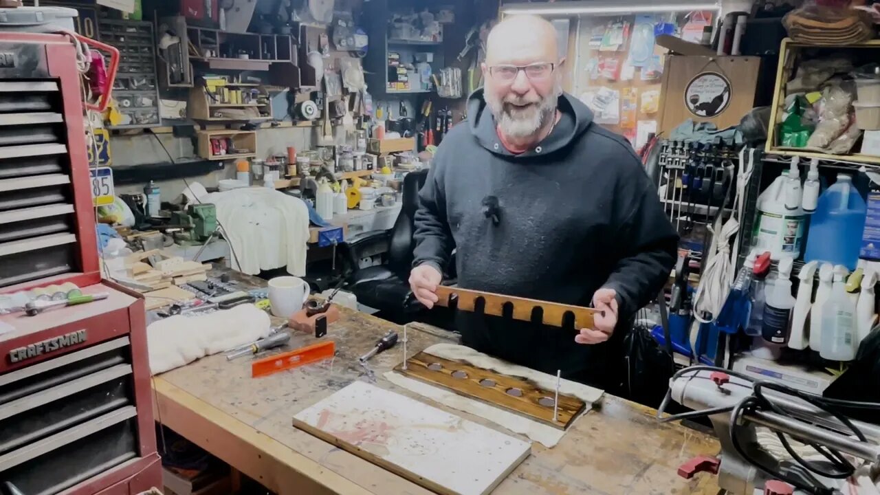 The Pallet Wood Pipe Rack Part 3