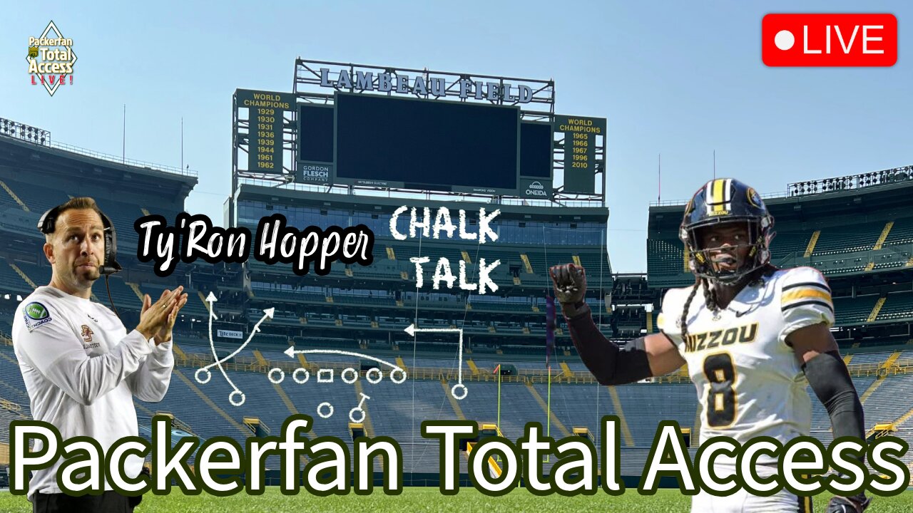 LIVE Packers Total Access | Ty'Ron Hopper Highlights Chalk Talk | # ...