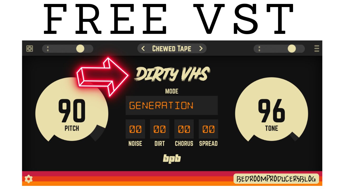 FREE Tape lofi DIRT GRIT VST | DIRTY VHS - video cassette recorders and ...
