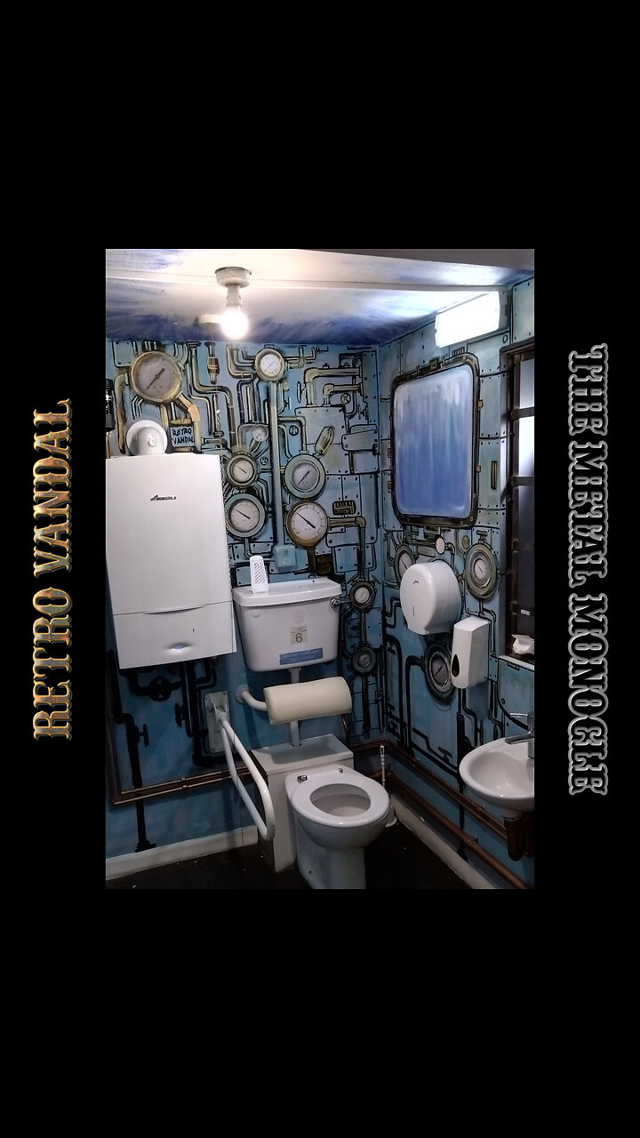 Update on my new mural at the Steampunk Rock Bar The Metal Monocle on ...