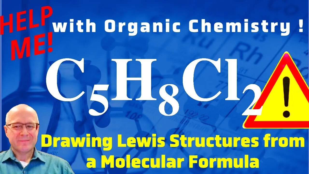 How to Draw a Lewis Structure From a Molecular Formula C5H8Cl2 Help ...