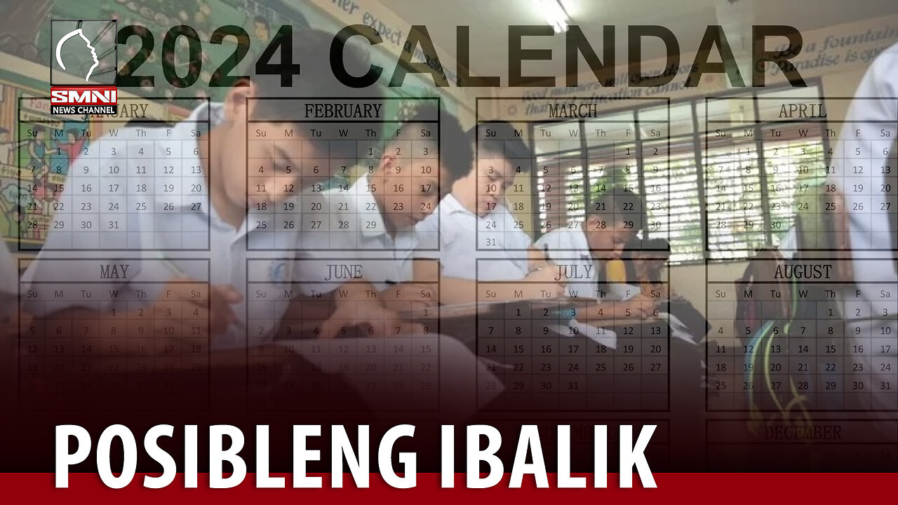 Old school calendar, posibleng ibalik sa 2025 -Malakanyang
