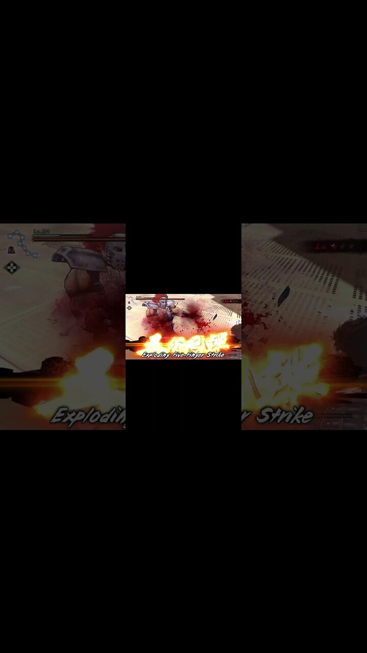 Kenshiro: Exploding Five Finger Strike #shortsvideo #short #shorts