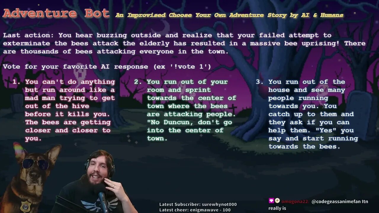 Adventure Bot - An Improvised Choose Your Own Adventure Story by AI ...