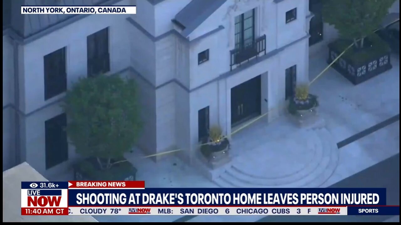 Drake house shooting: Security guard wounded by gunfire outside rapper ...