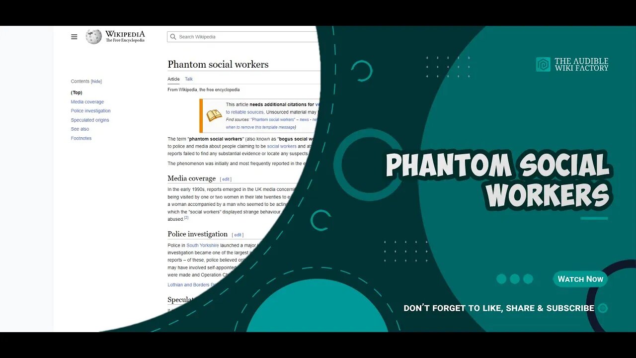 The term phantom social workers arose in the United Kingdom and United ...
