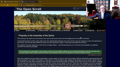The Open Scroll Mirror