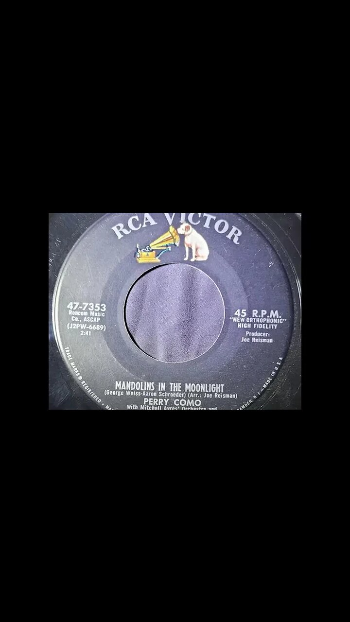 Perry Como, Mitchell Ayres' Orchestra and the Ray Charles Singers ...