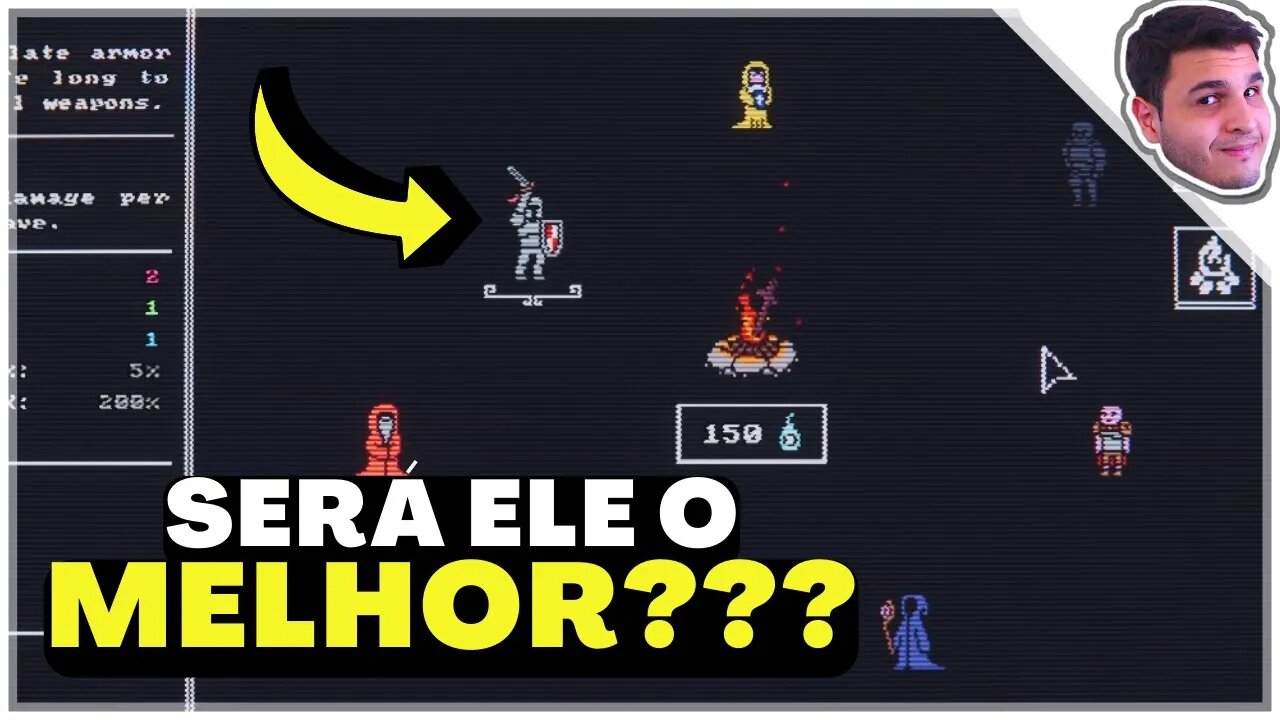 Knight é o MELHOR personagem no TINY ROGUES
