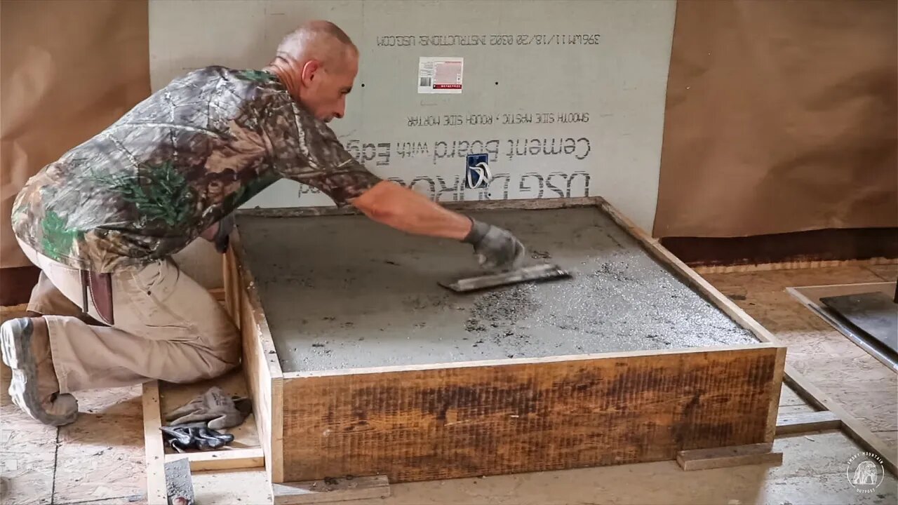 BUILDING AN OFF GRID TIMBER FRAME CABIN | FOUNDATION FOR WOOD STOVE ...