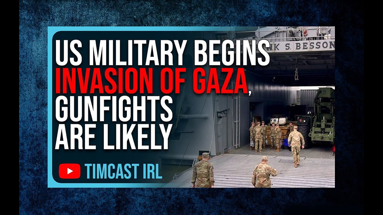 US Military Begins INVASION of Gaza, Sec of Defense ADMITS Gunfights ...