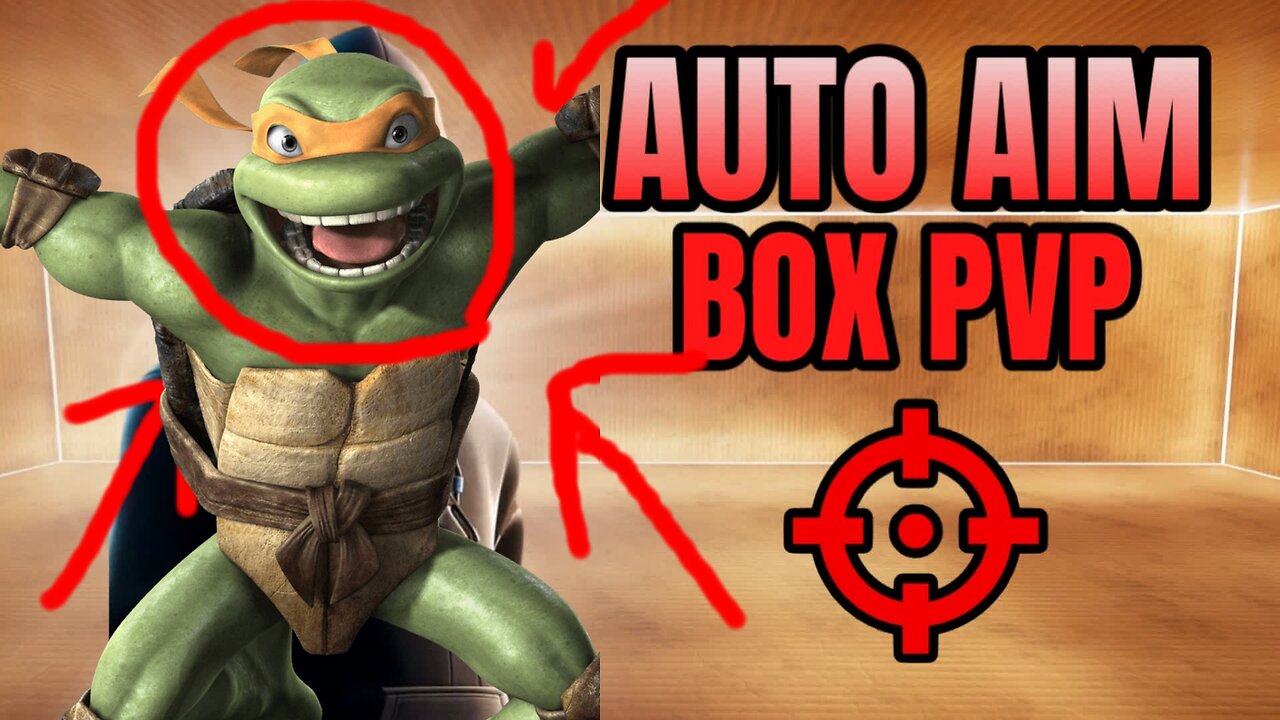 Ninja Turtle Unleashes Auto-Aim Skills in Fortnite! 🐢🔥