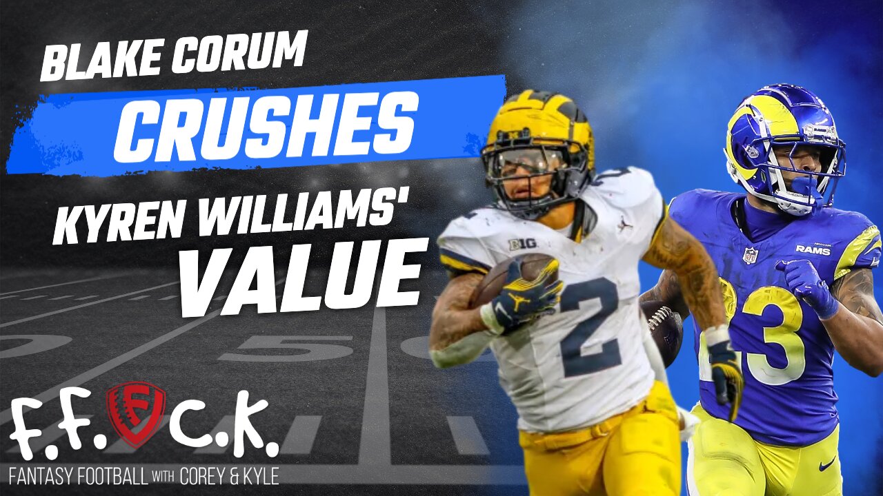 Blake Corum CRUSHES Kyren Williams' Value – Still a Top Running Back?