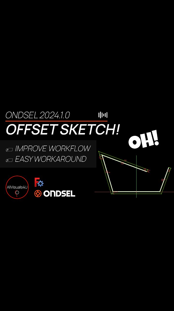 👏 How I Offset Sketch Lines In Ondsel & FreeCAD - FreeCAD Offset Sketch ...