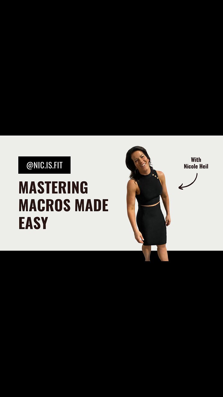 Demystifying Macros: Your Ultimate Guide to Sustainable Nutrition | Nic Is Fit Coaching