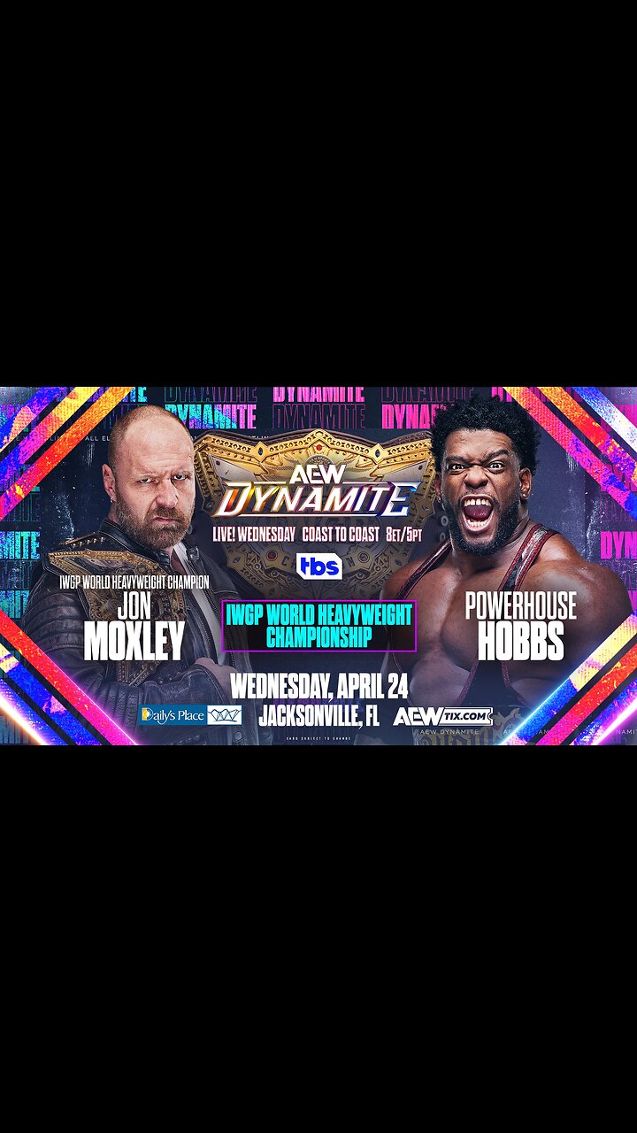 Jon Moxley vs. Powerhouse Hobbs: IWGP World Title Match Review! #shorts