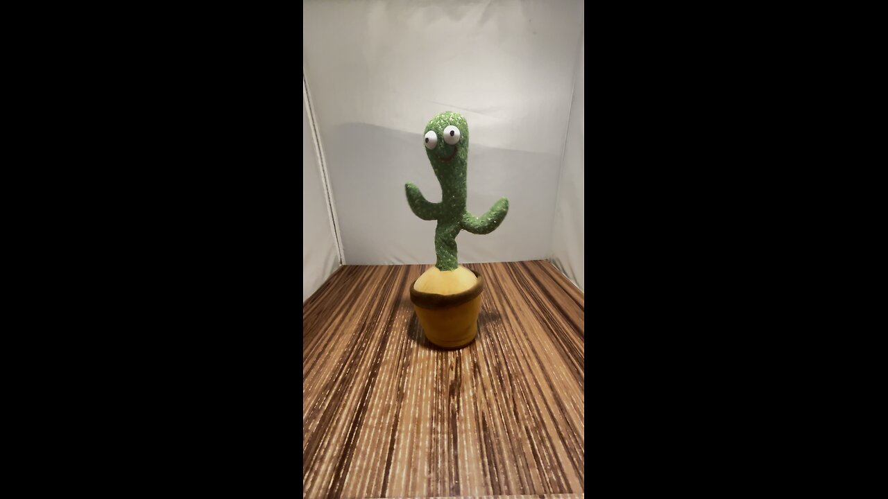 Animated Dancing Cactus - Songs Plus Playback Feature - Repeats What ...