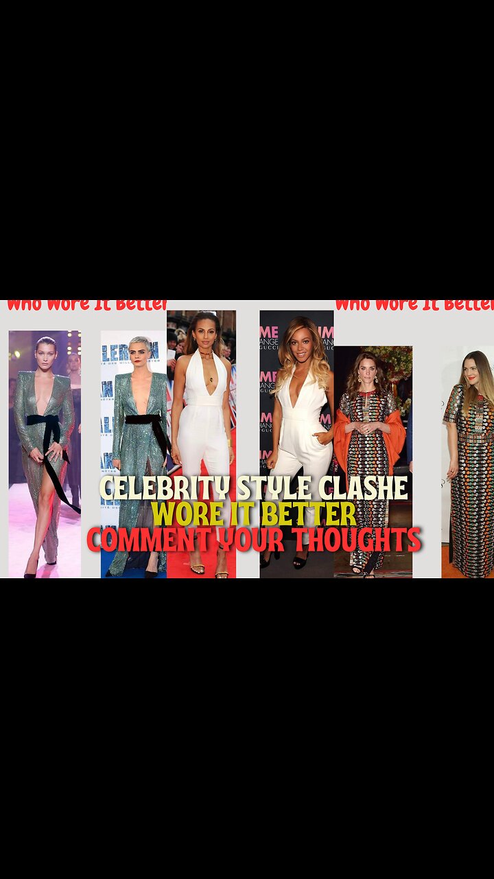 Celebrity Fashion Style Clash: Comment: Who Wore it Better! #shorts # ...