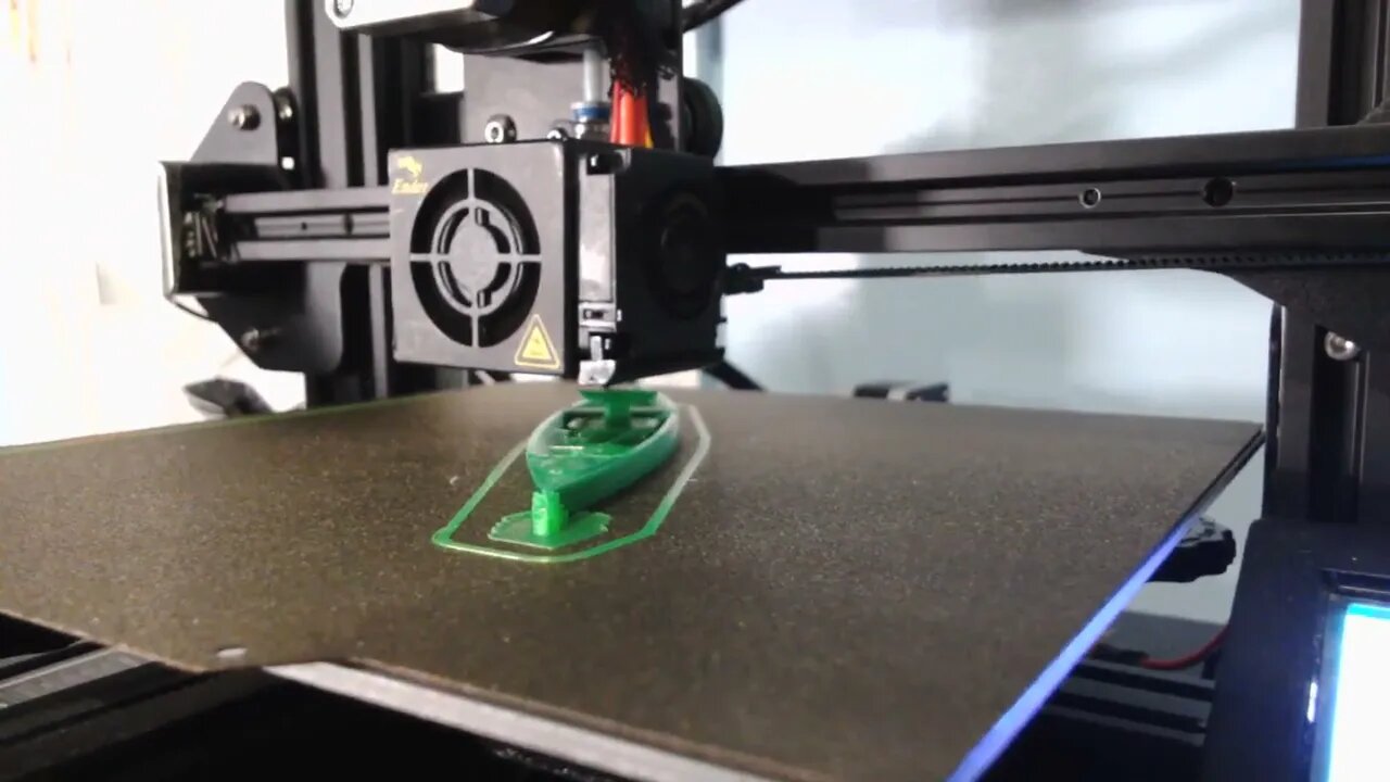 3d printed Kayak Giant Arm PLA Filament Color Gradient