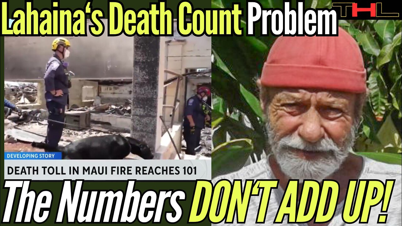 Let's Talk About the Lahaina Fires' Death Count, the Math DOESN'T MAKE ...