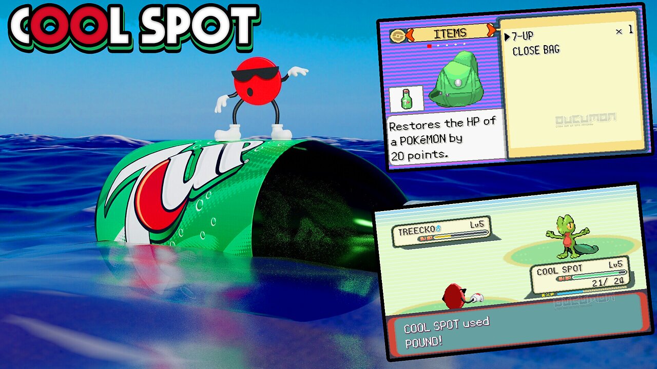 Pokemon Cool Spot - GBA Pokemon ROM Hack has Cool Spot, 7-up, New Music ...