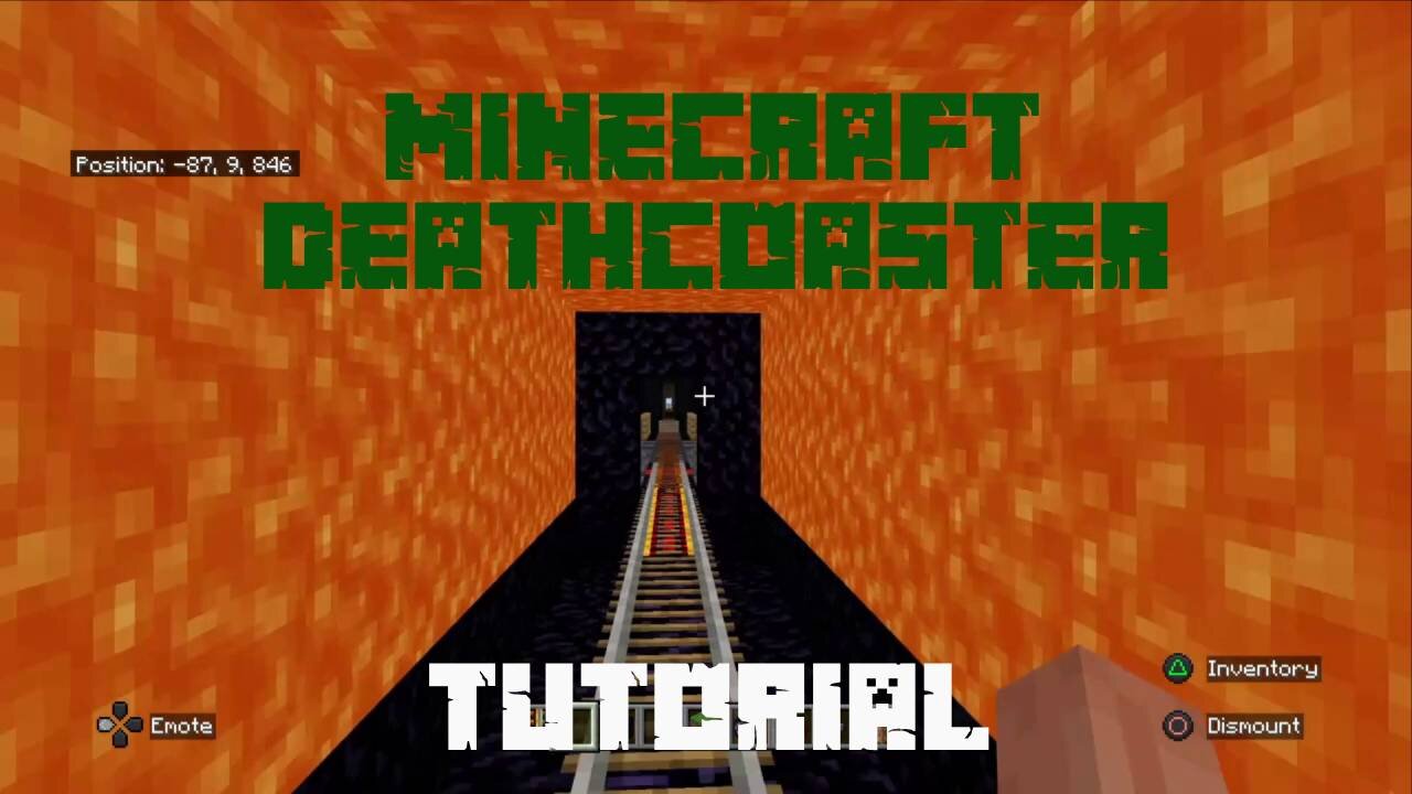 'Death Coaster' - A Minecraft Roller Coaster - Full Tutorial - Bedrock ...