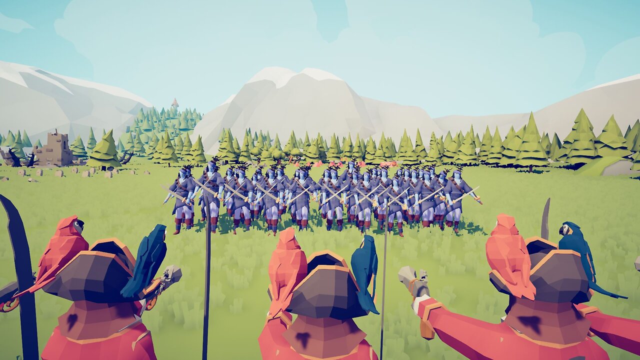 40 Pirate Captain's Versus 40 Pirate Queens || Totally Accurate Battle ...