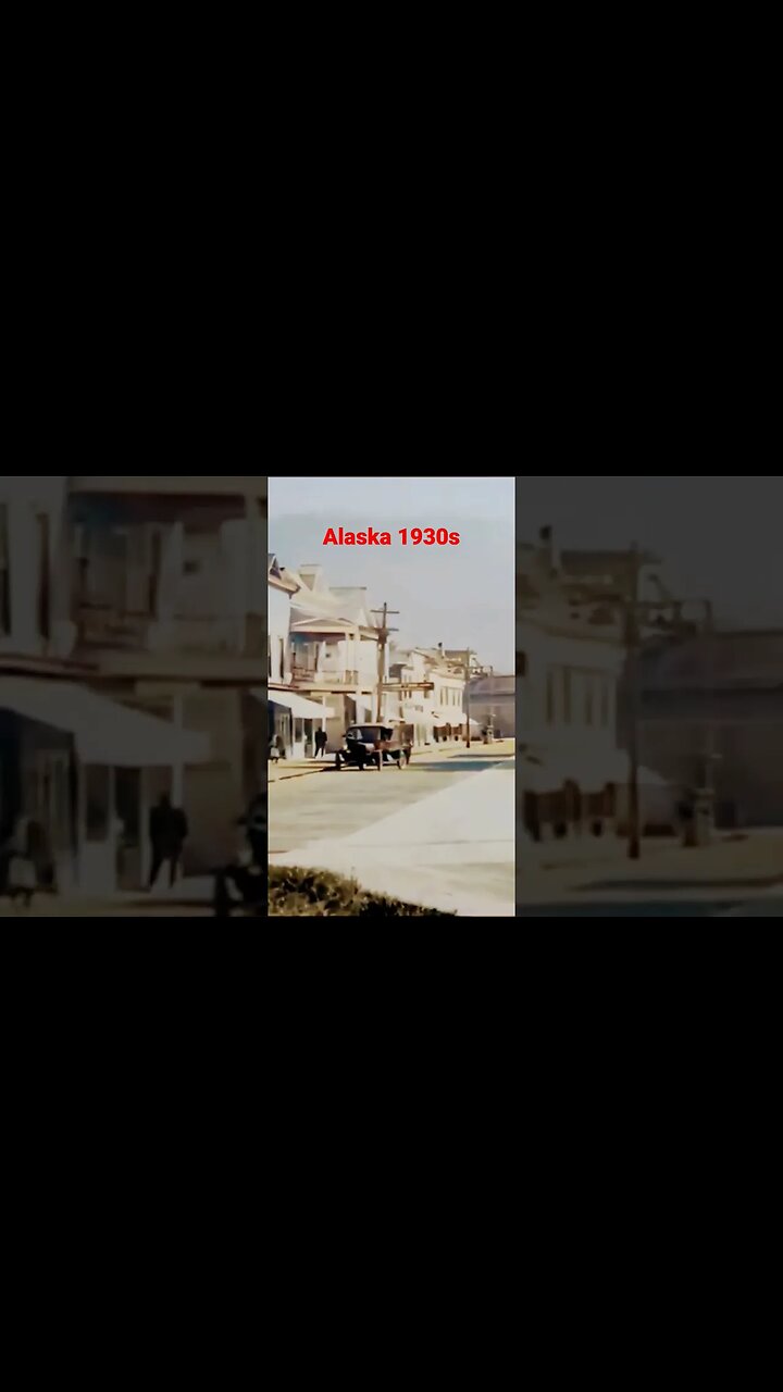 Alaska 1930s Improved and colorized by AI Technology.@aicolouring