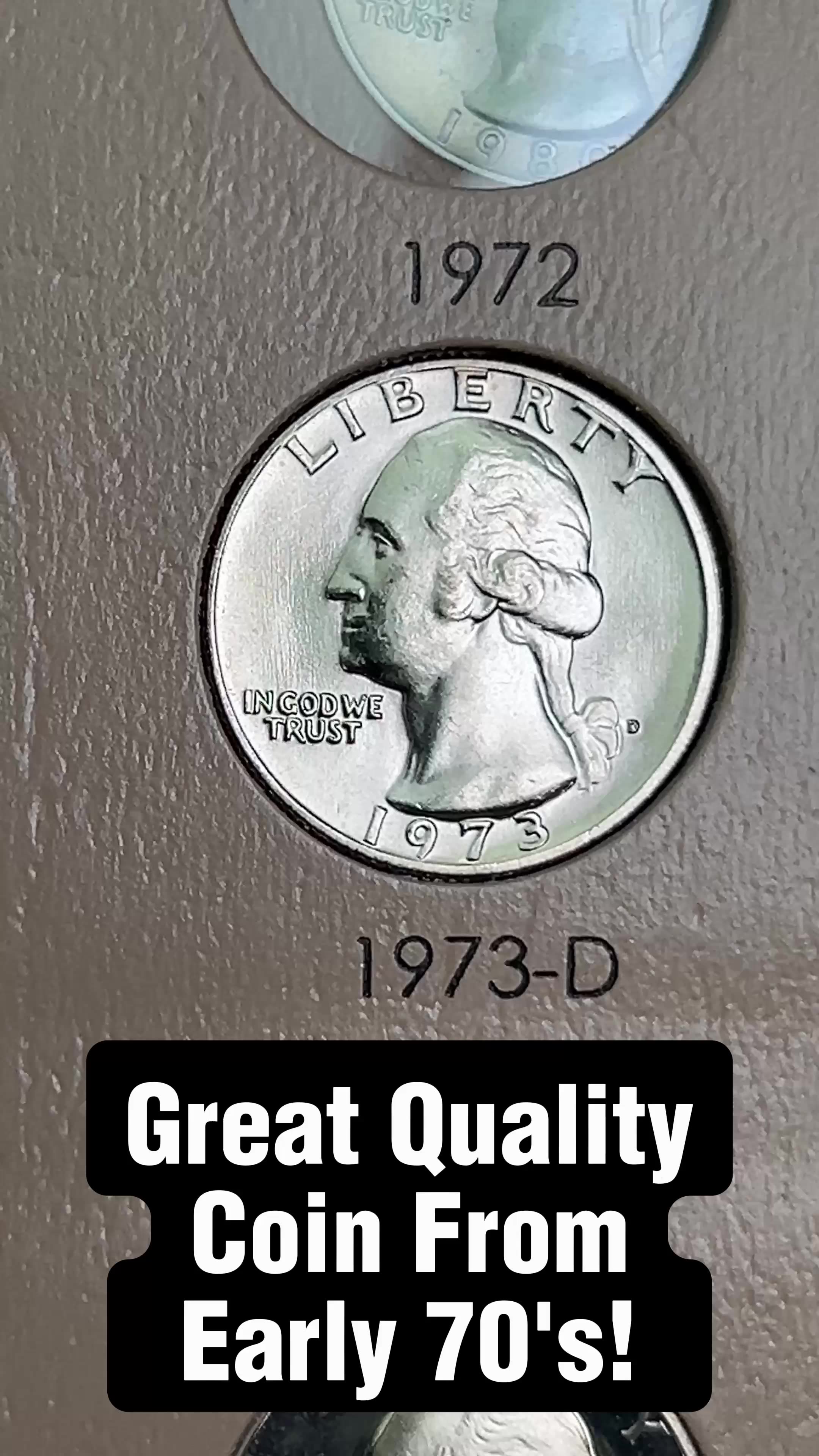 Quarter Album Fill 184 - Early UNC 1970's!