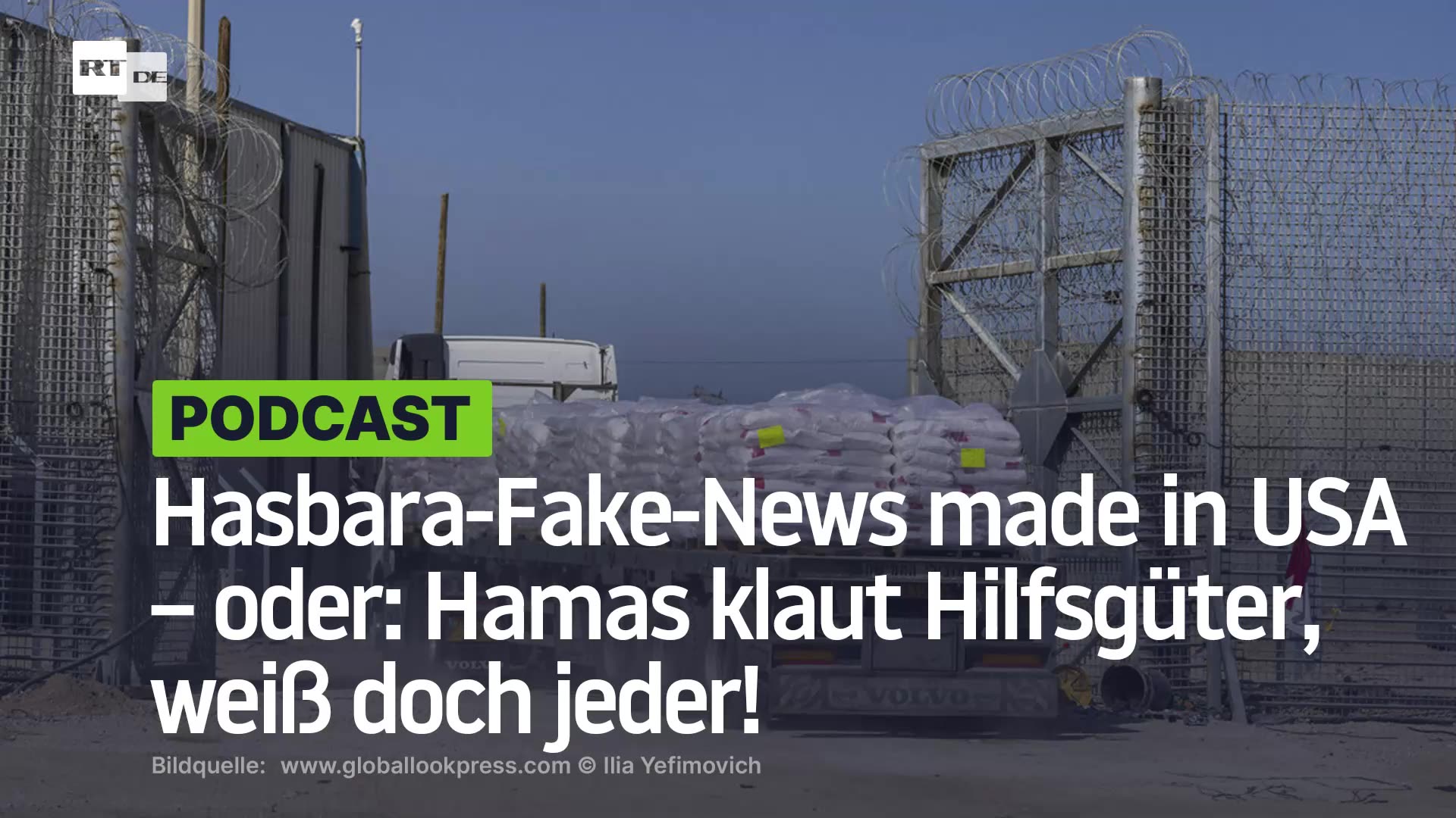 Hasbara-Fake-News made in USA – oder: Hamas klaut Hilfsgüter, weiß doch ...