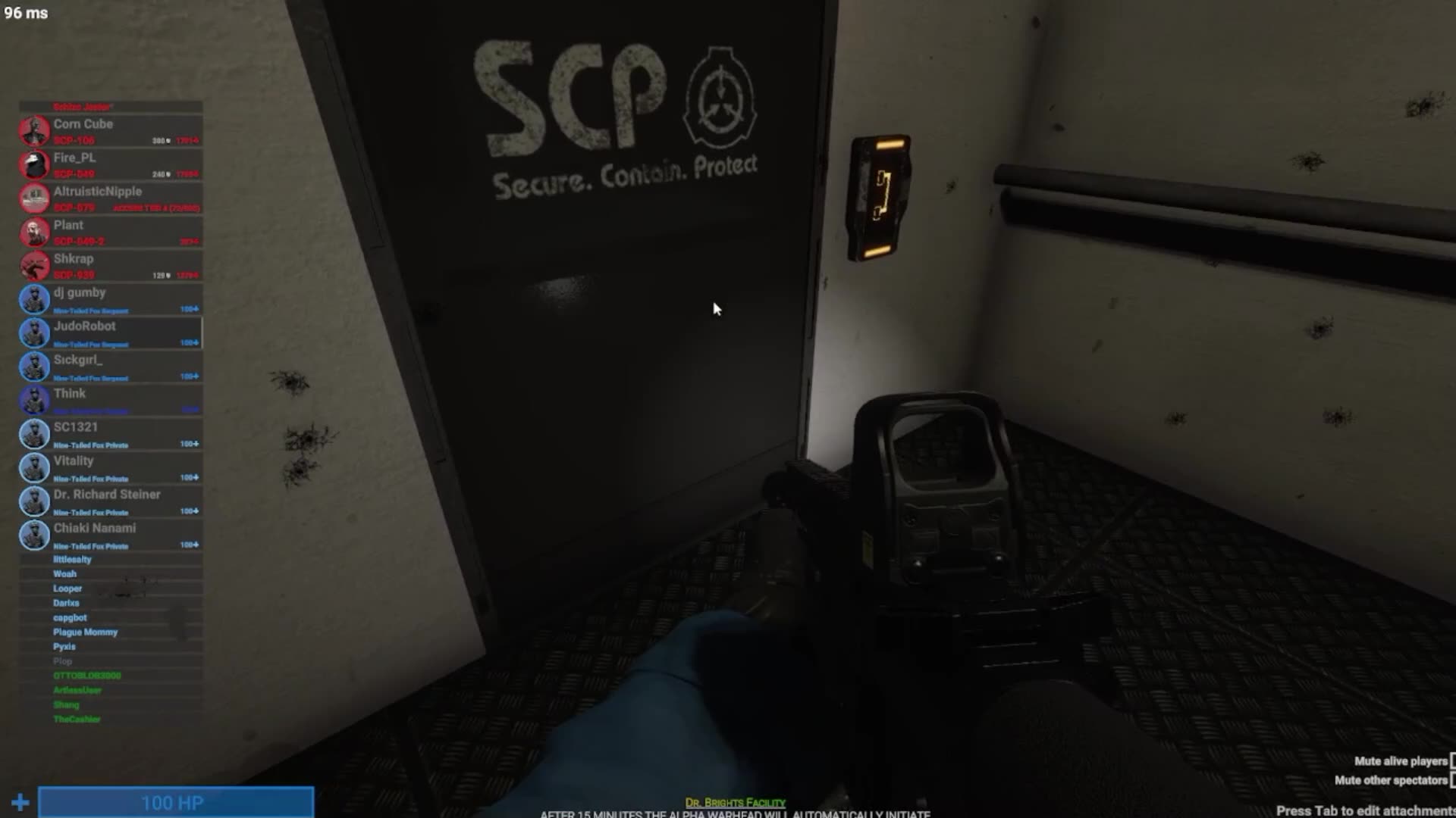 When being brave doesn't work out (SCP: Secret Laboratory)