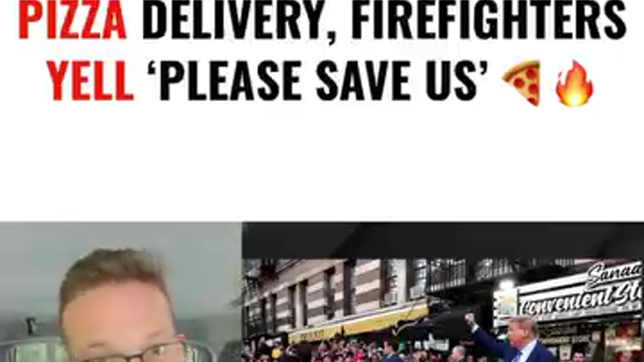 TRUMP SHOCKS NEW YORK FIRESTATION WITH SURPRISE PIZZA DELIVERY ...