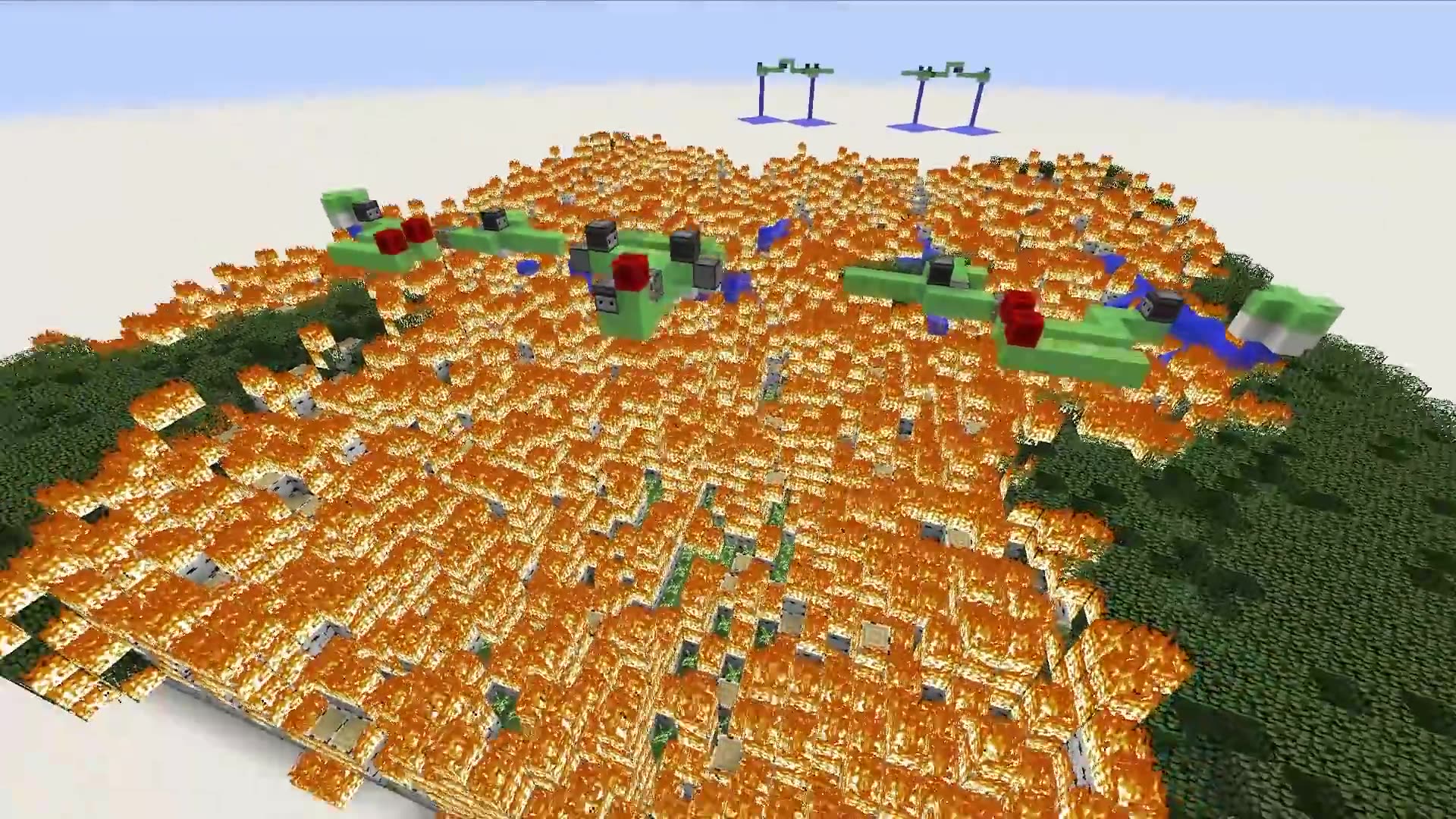 Making FLYING WATER MACHINES in Minecraft! [Snapshot!]