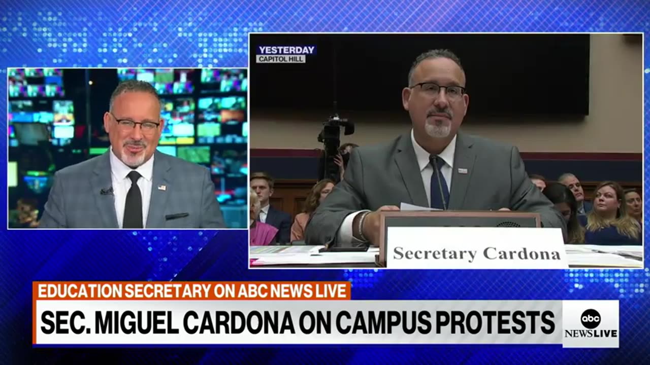 Education Secretary Miguel Cardona says ‘hate has no place on college ...