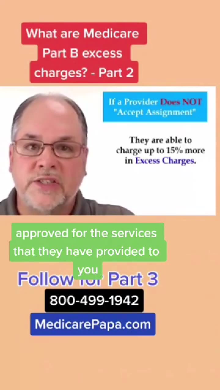 Part 2 - You do NOT need to worry about Medicare Part B excess charges.