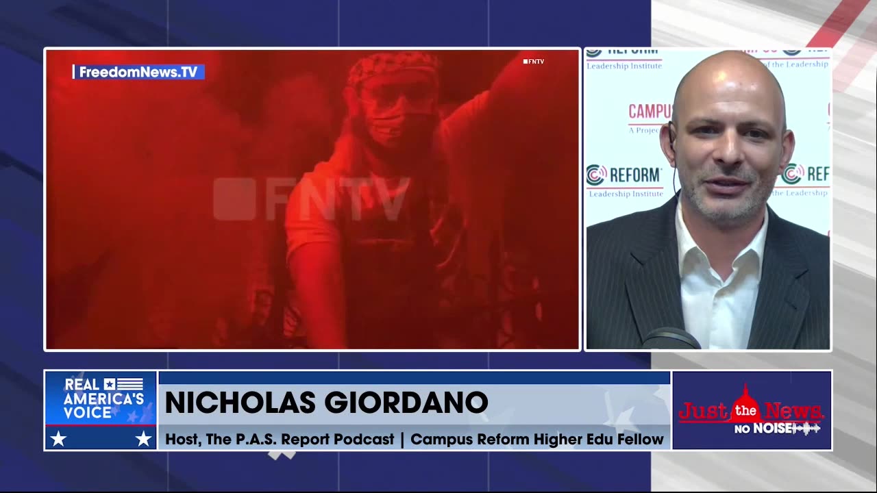 Nicholas Giordano: Professional protestors have manipulated students to ...