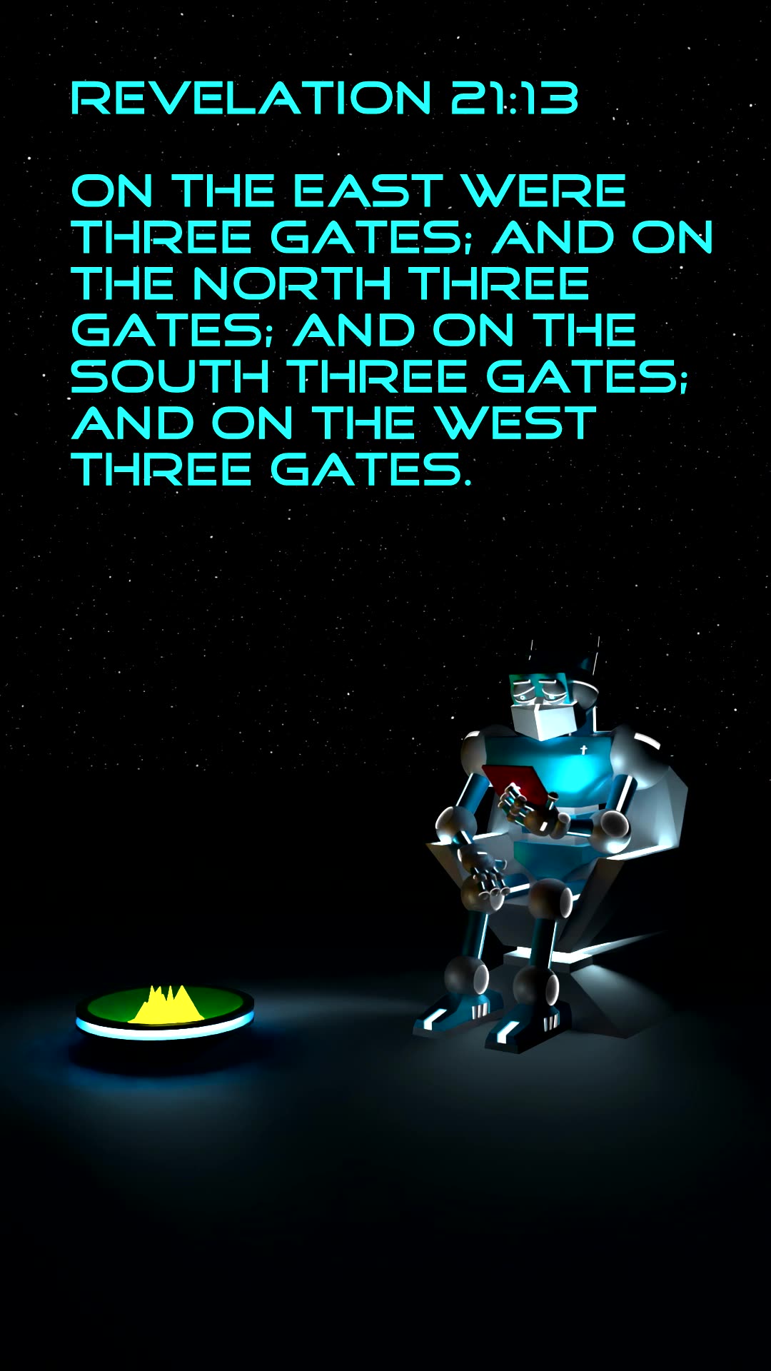 Bible Bot (Rev 21:13)