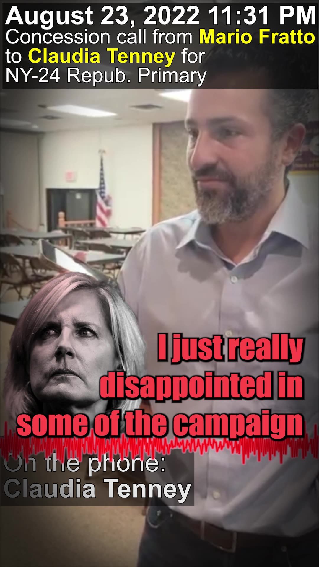 RINO Claudia Tenney Attempts to Strongarm MAGA Opponent Mario Fratto