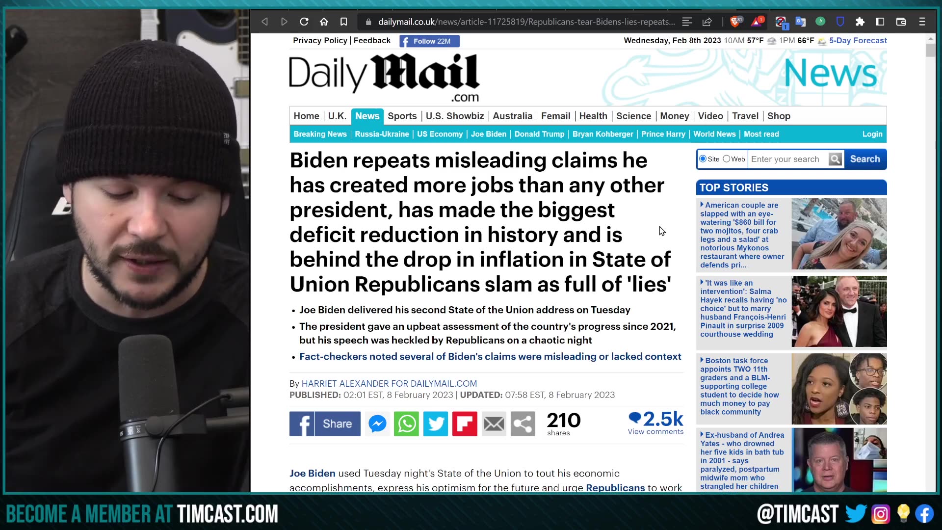 Biden State of The Union Was MOSTLY LIES, Heckling ERUPTS As GOP CALLS ...