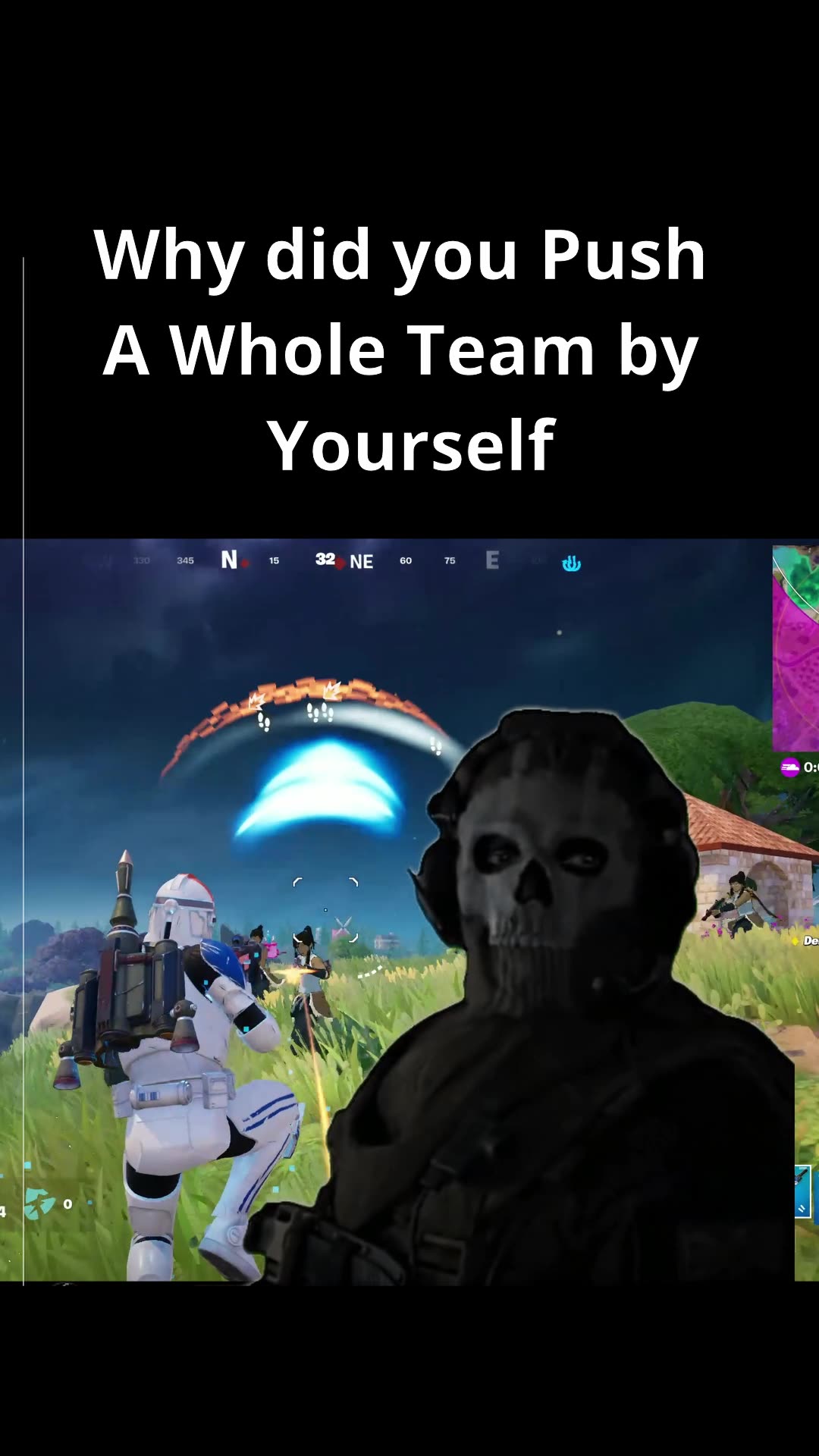 FOrtnite When your Teammate pushes a whole squad