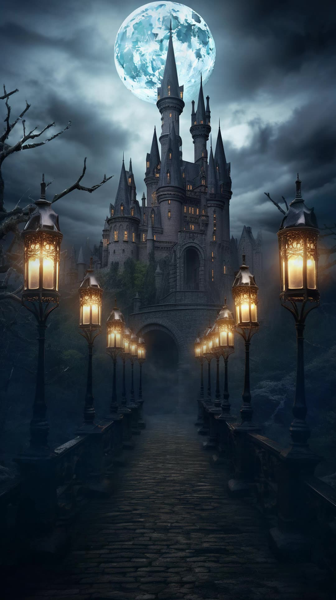 Dark Gothic Castle | Haunted Castle | Eerie Atmosphere | Digital Art ...