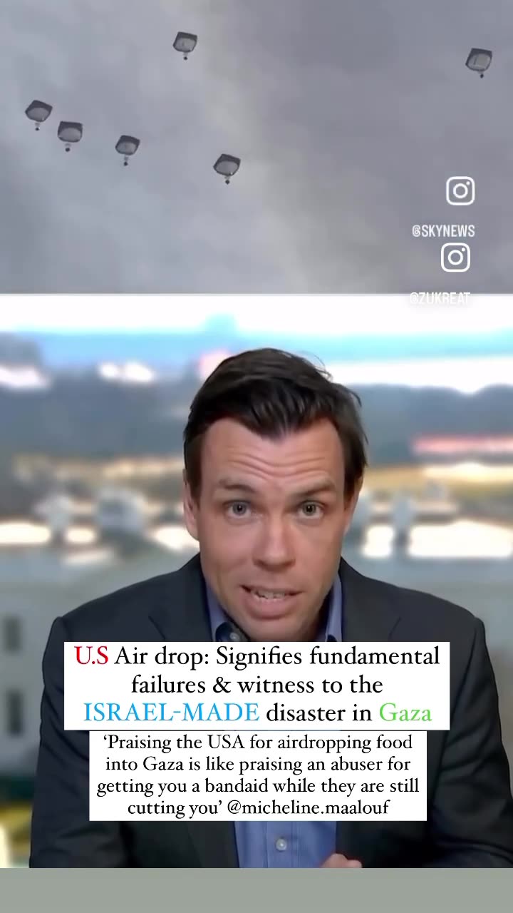 The US Air Drops are a slap in the face