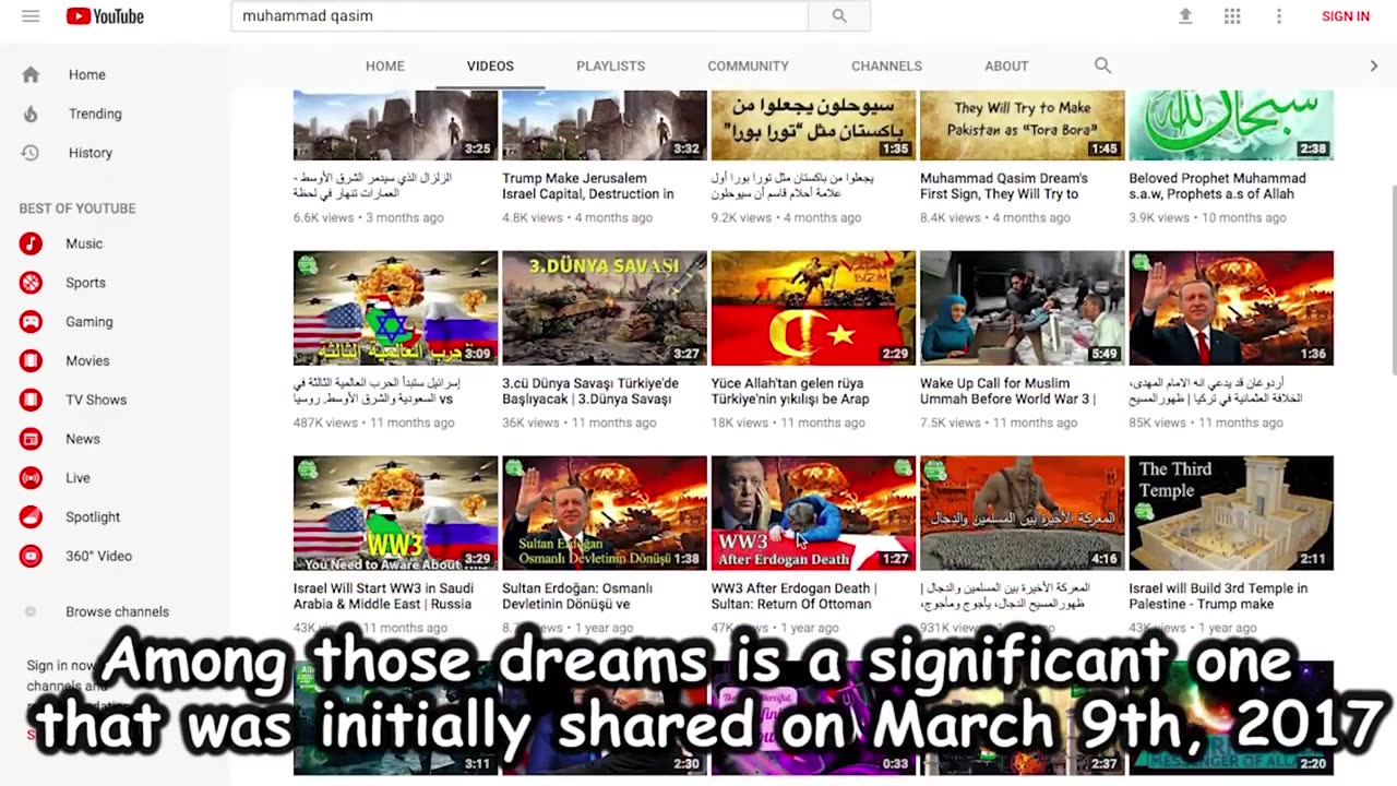 Muhammad Qasim Dreams Came True! Everyone Must See! Allah and Muhammad ...