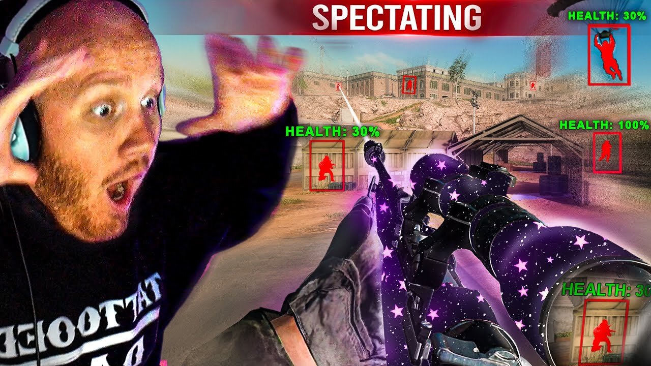 SPECTATING A KAR98 HACKER TRYING TO HIDE IT IN REBIRTH ISLAND_!