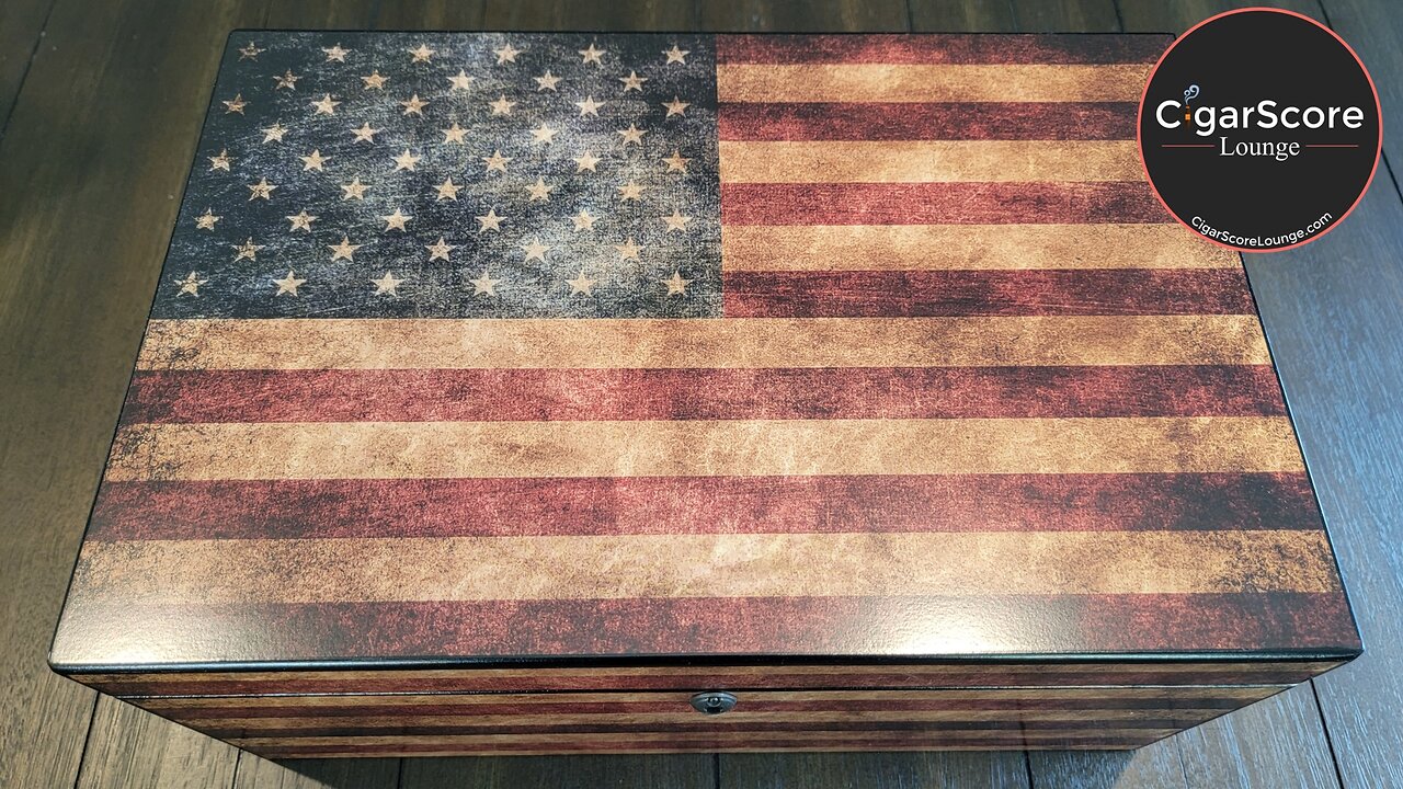 Meet the Humidor Supreme Old Glory HUM-HS-OG American Flag Humidor ...